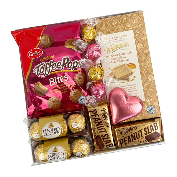 Pink Gold Chocolate Gift Box NZ Delivery | Celebration Box