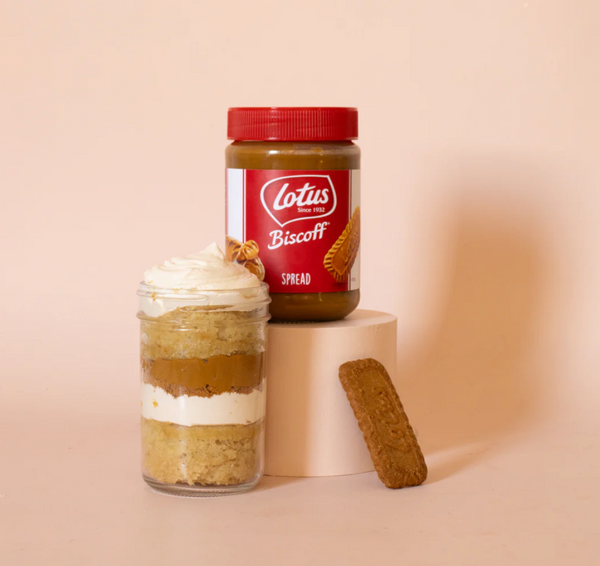 Biscoff Cookie Butter Cake Jar | Celebration Box NZ